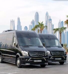 Van Rental Dubai - Hire Luxury Vans With Driver -14 Seater MiniVans